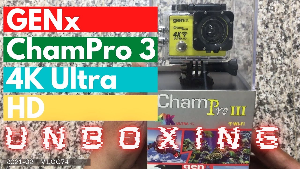 UNBOXING | GENX CHAMPRO 3 | 4K ULTRA HD ACTION CAMERA - YouTube