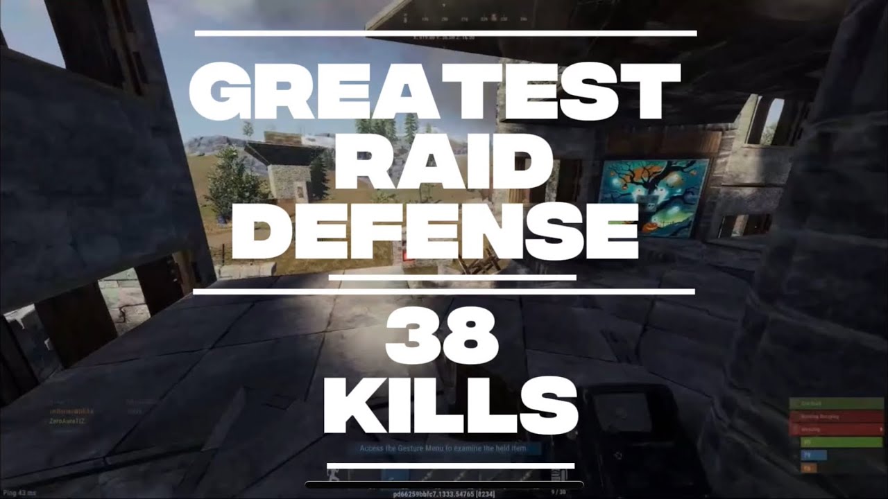 GREATEST RAID DEFENSE IN CONSOLE RUST HISTORY:Rust Movie The Three Gems ...