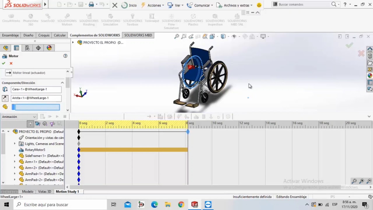 Video explicación silla en solidworks - YouTube