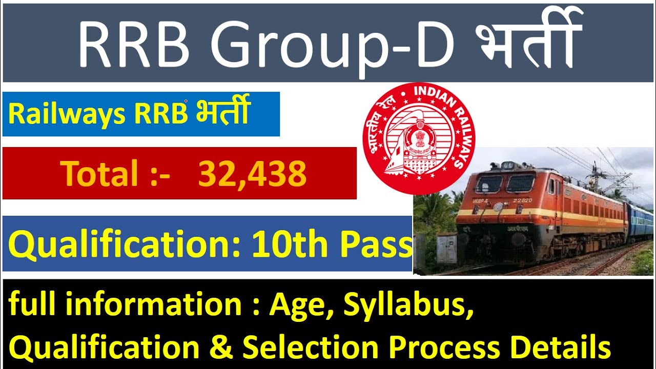 RRB GROUP D New Bharti | RRB NEW GROUP D VACANCY 2025 | Railways GROUP ...