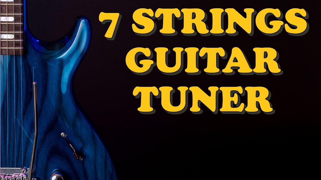 7 strings Guitar tuner electric - Accordatore Chitarra 7 CORDE ...