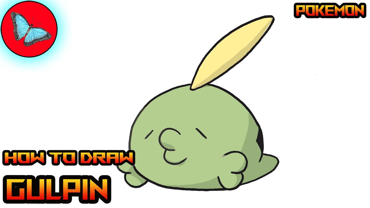 How To Draw Pokemon - Gulpin - YouTube