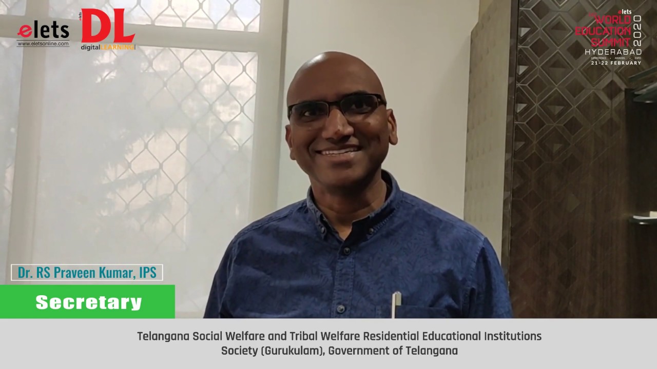Dr R S Praveen Kumar, IPS, Secretary, Telangana Social Welfare... - YouTube