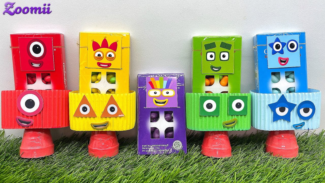 Numberblocks - Mixing Amazing Candy !! Satisfying Candy Video - YouTube