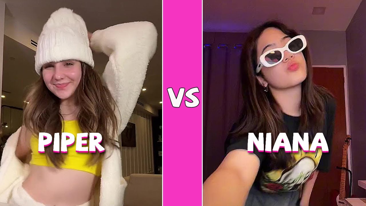 Piper Rockelle Vs Niana Guerrero Tiktok Dances Compilation Youtube
