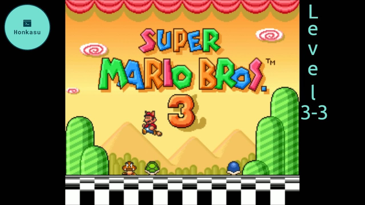Super Mario Bros 3 Level 3-3 (SNES) Gameplay ENG 1080p 60fps - YouTube