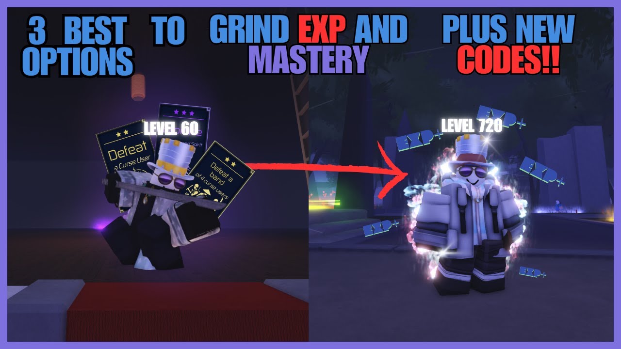 BEST METHODS TO GRIND EXP AND MASTERY IN JUJUTSU INFINITE - YouTube