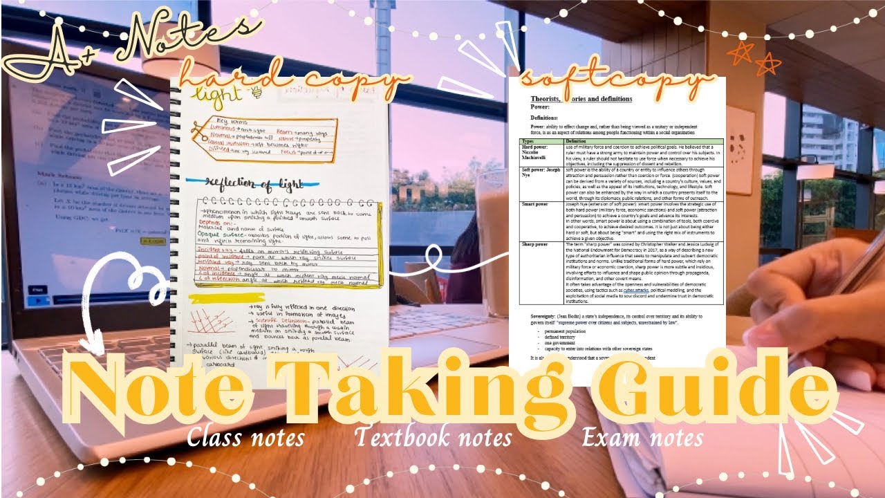 The ULTIMATE Guide to Note-taking | back to school 2023 - YouTube