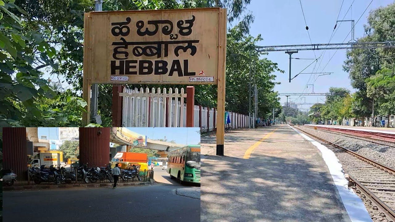 Hebbal Flyover new design and Railway station @AkshitWanderer - YouTube