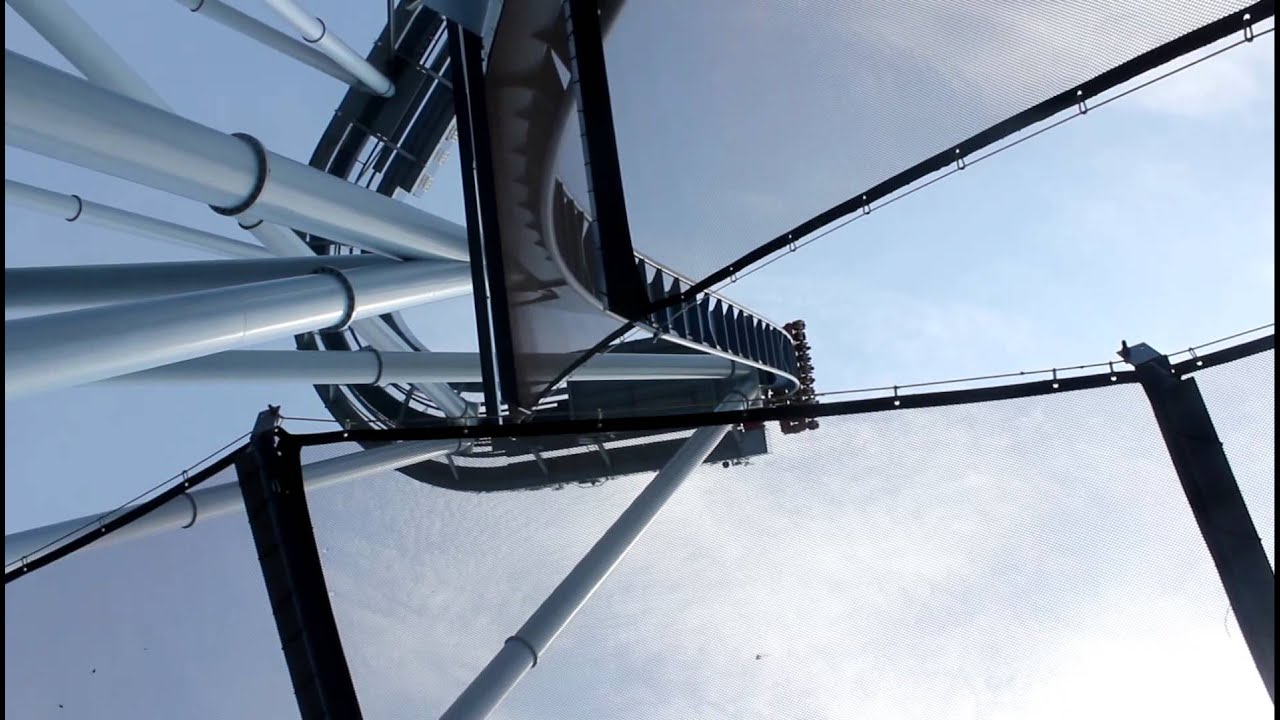 Griffon at Busch Gardens. 1st drop and inversion. - YouTube