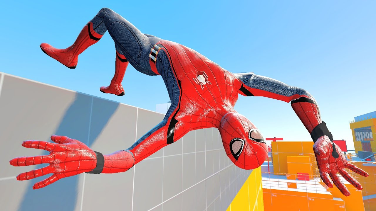 Spider-Man Ragdoll Jumps & Falls (GMOD) Episode 359 - YouTube