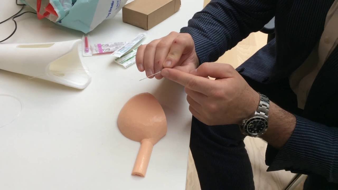 3D printed silicon stomach simulator - YouTube