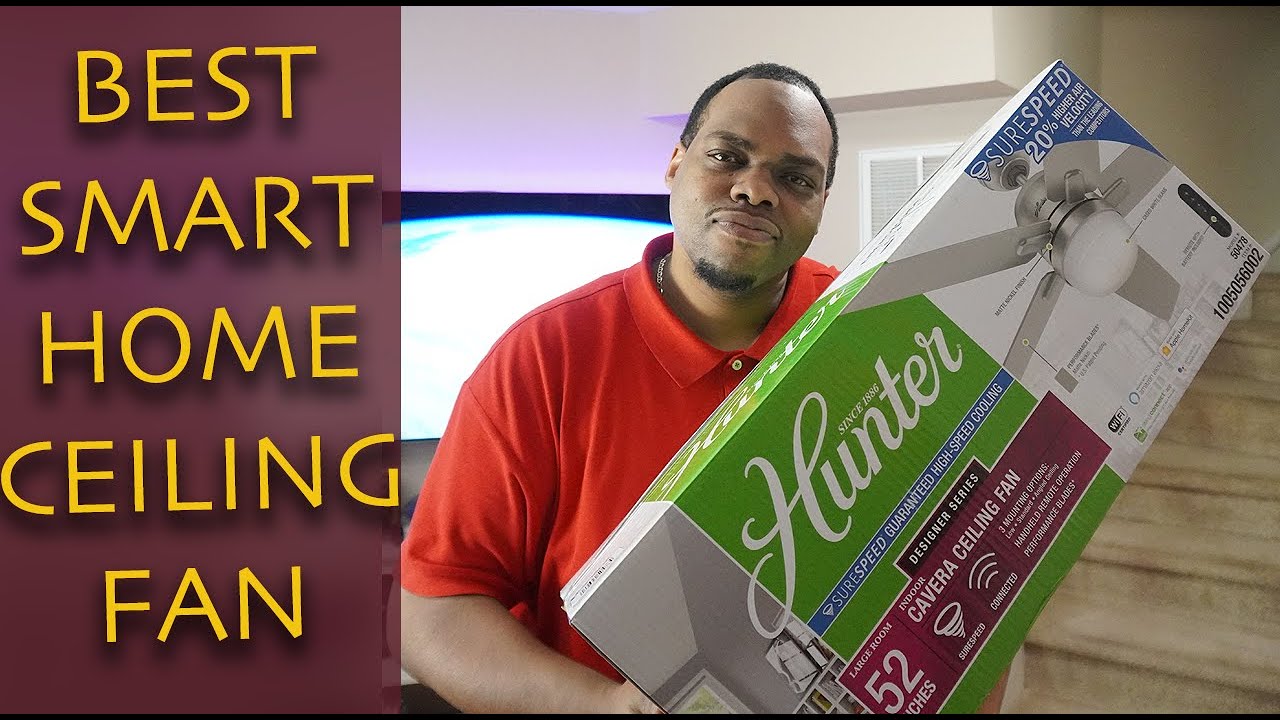 Amazon Alexa Apple Home Kit Controlled Ceiling Fan & How to Install ...