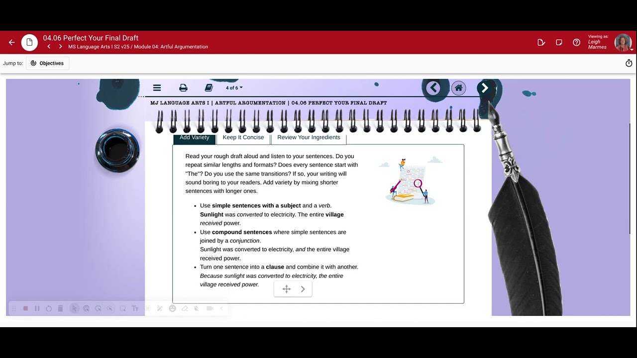 4.06 Perfect Your Final Draft - YouTube