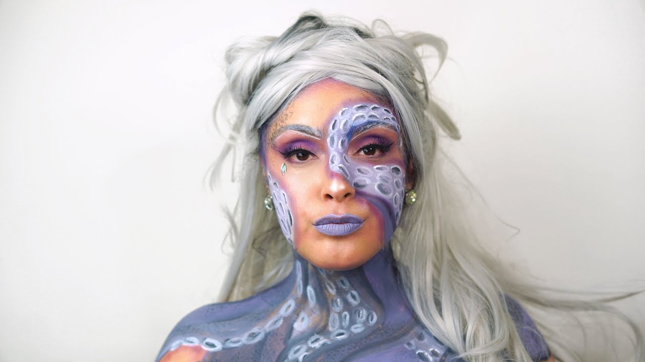 OCTOPUS SKIN | Halloween Makeup Tutorial - YouTube