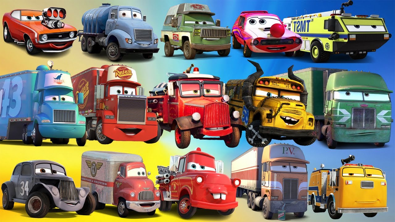 Looking For Disney Pixar Cars Lightning Mcqueen, Mack, Mayday ...