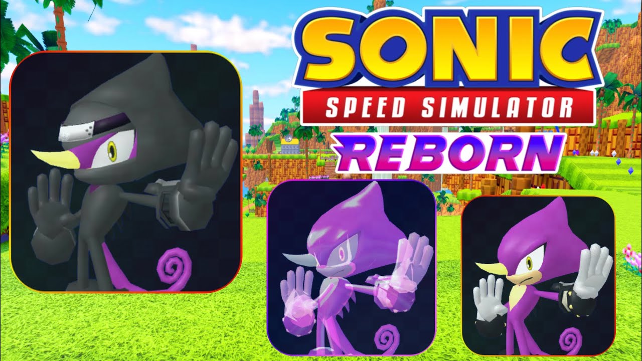How to Unlock Ninja Espio *FAST* and Easy Tutorial! (Sonic Speed Sim ...