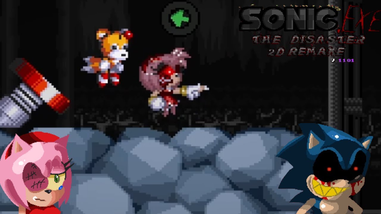 Sonic.exe The Disaster 2D remake Sark mod v1101 - YouTube