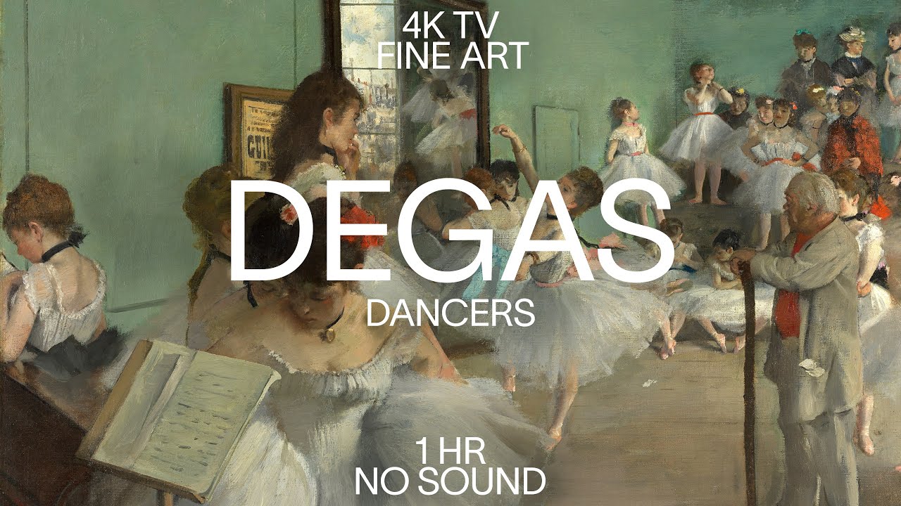 Edgar Degas Dancers | Relaxing 1hr of 4K HD Paintings | Art Slideshow ...