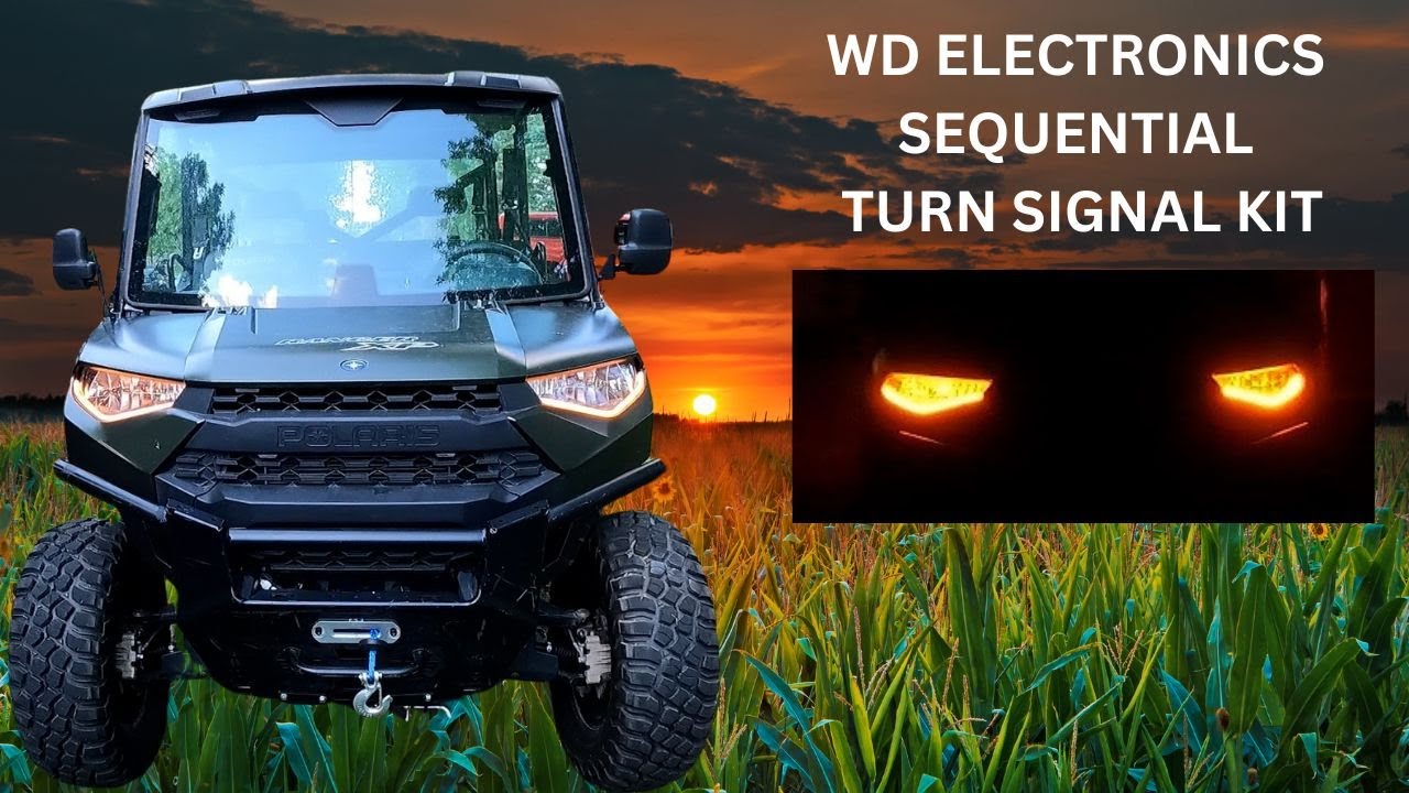 POLARIS RANGER 1000XP TURN SIGNAL KIT INSTALL, (WD ELECTRONICS) - YouTube
