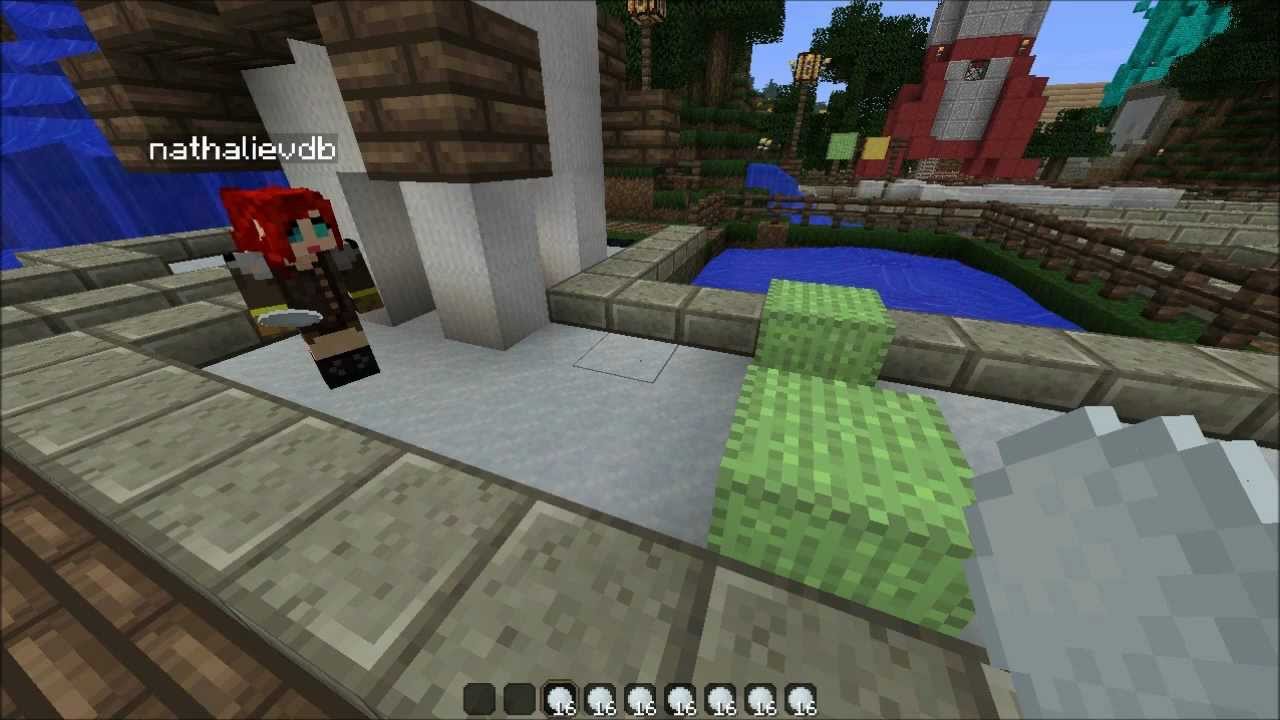 Minecraft: Ralph and Nathalie play Yog Golf (part 1) - YouTube