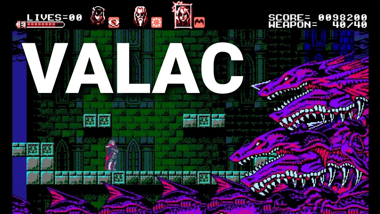 Valac (Nightmare Mode) - Bloodstained: Curse of the Moon Boss Battle ...