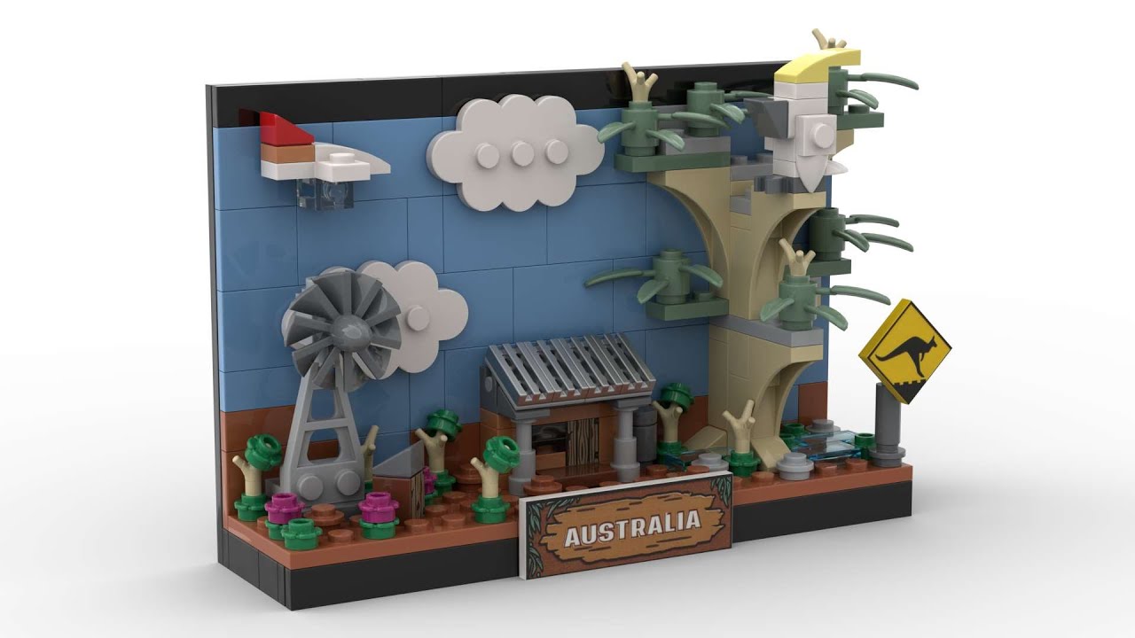 Lego 40651 Australia Postcard Speed Build Studio Bricklink LDD by ...
