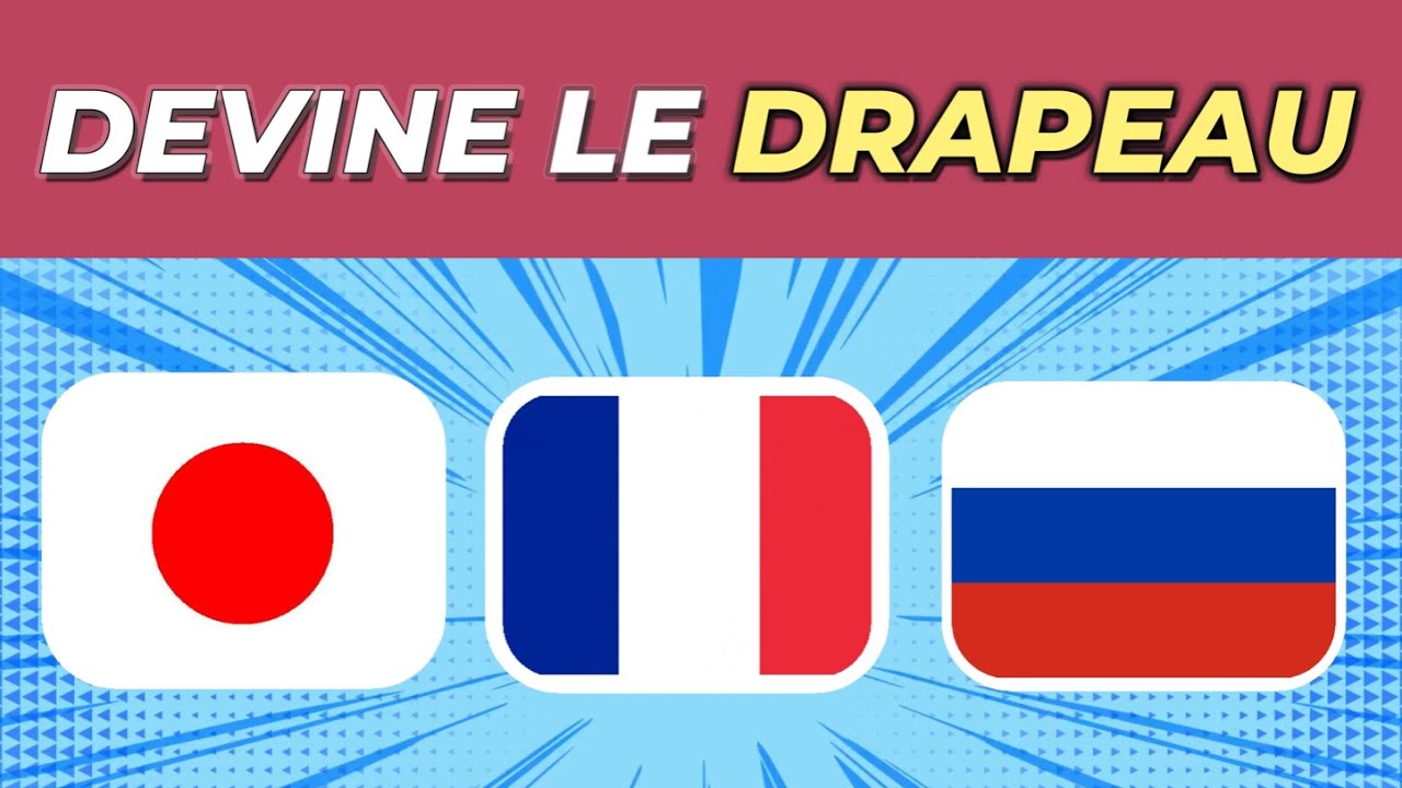 DEVINE LE DRAPEAU EN 3 SECONDES ! ES-TU CAPABLES DE RÉUSSIR ? | QUIZ DRAPEAU 3 SECONDES 🧠 ️ ...
