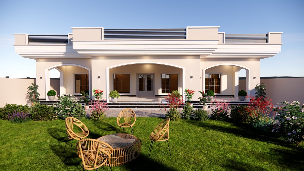 Modern Single Story Villa Single Storey House Designs Queensland