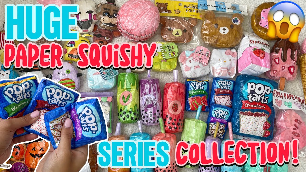 HUGE PAPER SQUISHY SERIES COLLECTION! - YouTube