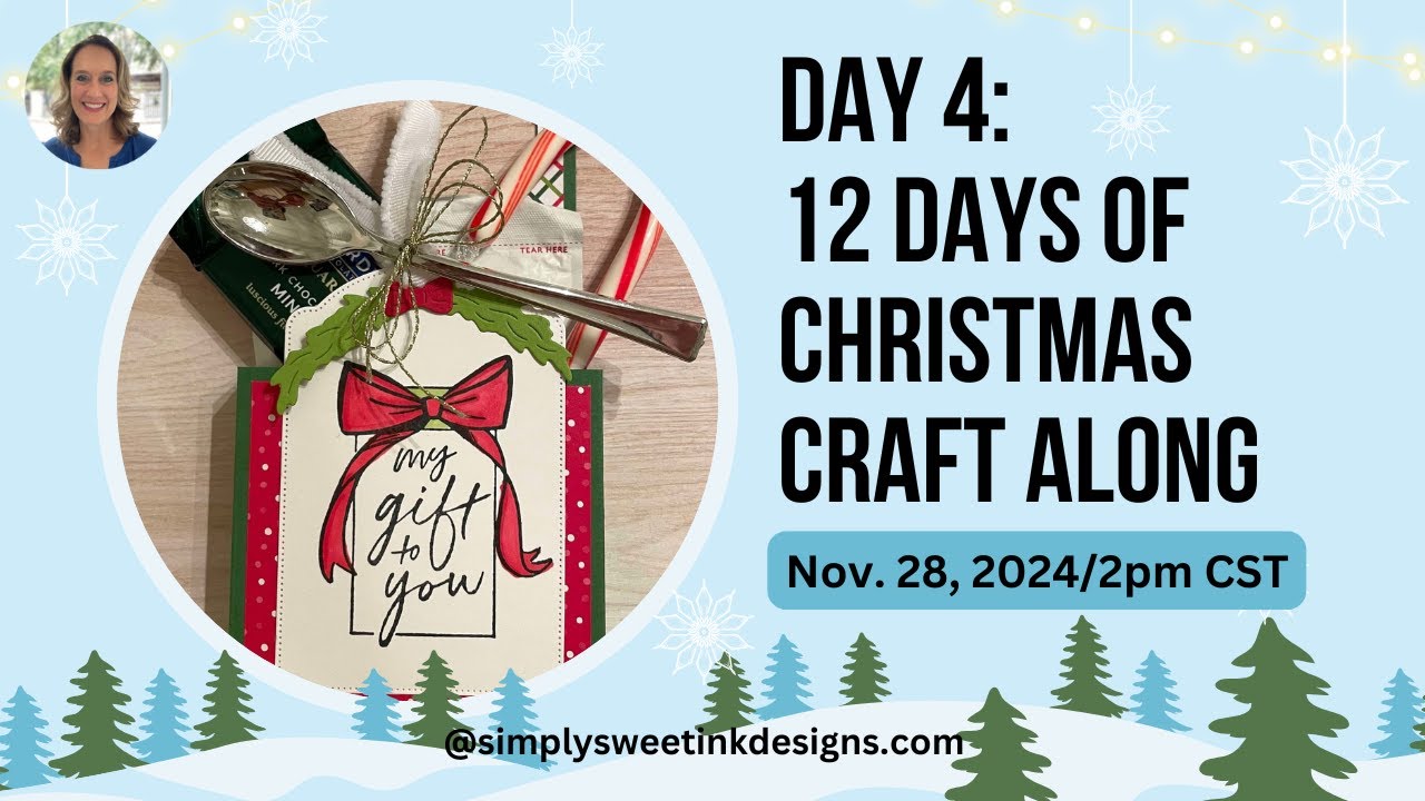 Day 4: 12 Days of Christmas--Gift Door Hanger - YouTube