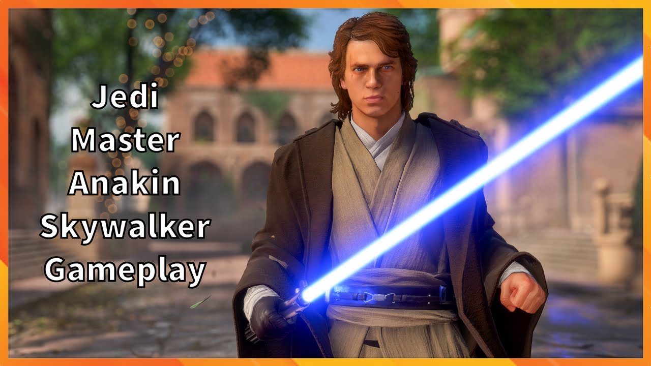 Jedi Master Anakin Skywalker Gameplay Star Wars Battlefront 2 - YouTube