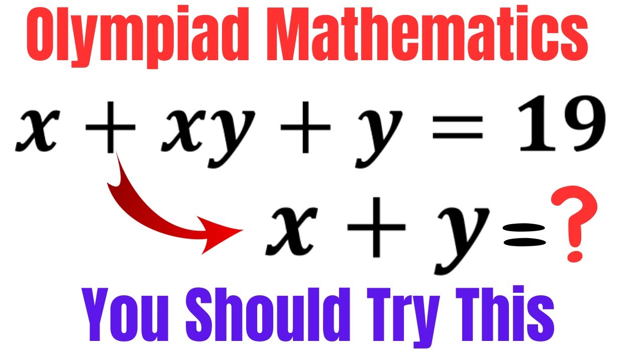 Solved Interesting Algebraic Expression | Olympiad Mathematics ...