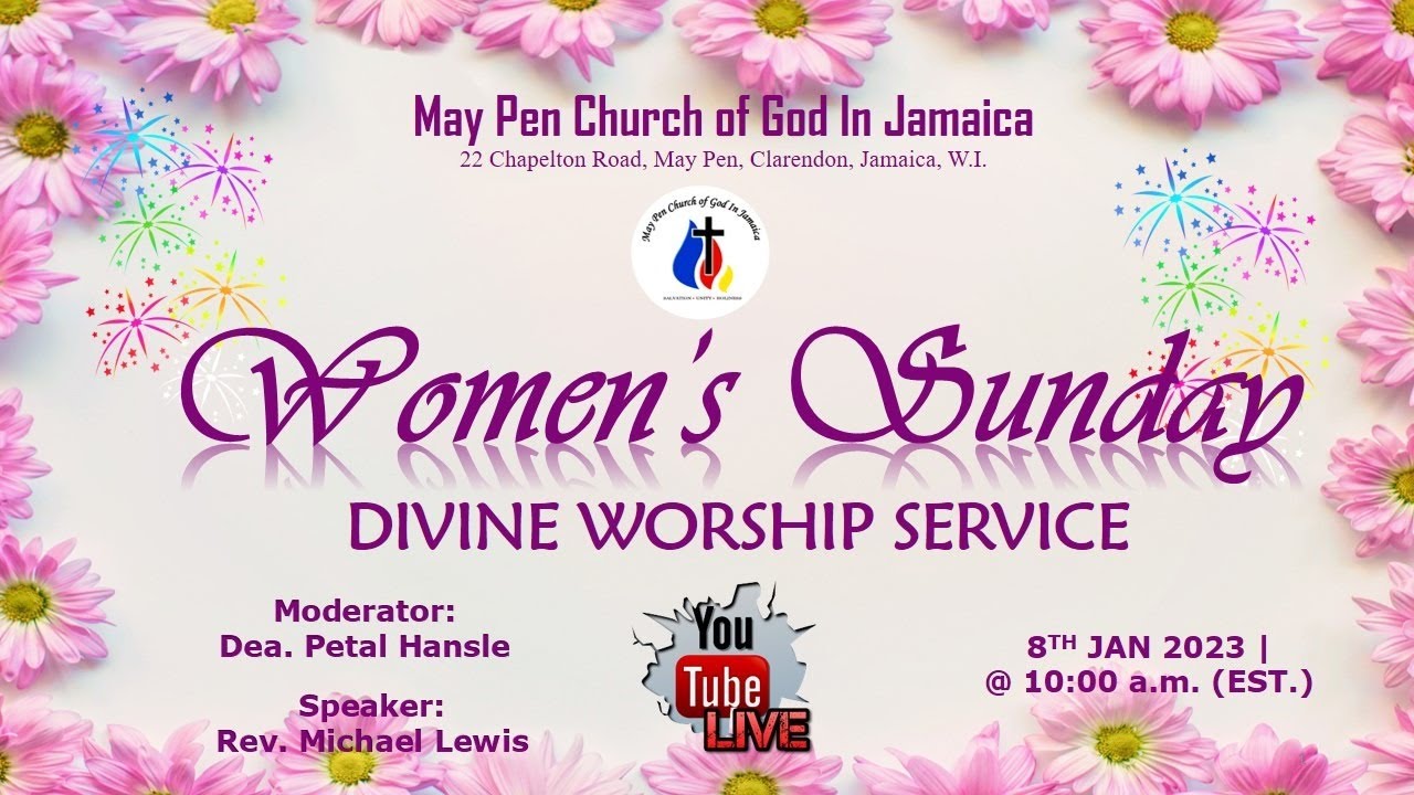MPCOG Women's Sunday Divine Worship Service | January 8, 2023 - YouTube