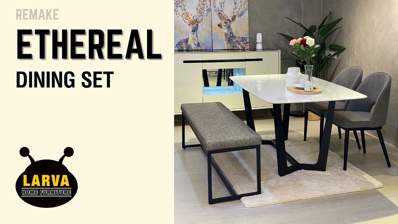 Ethereal Dining Set | Larva Home Furniture - YouTube