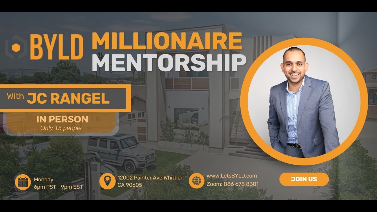 Millionaire Mentorship Call with BYLD President JC Rangel - YouTube