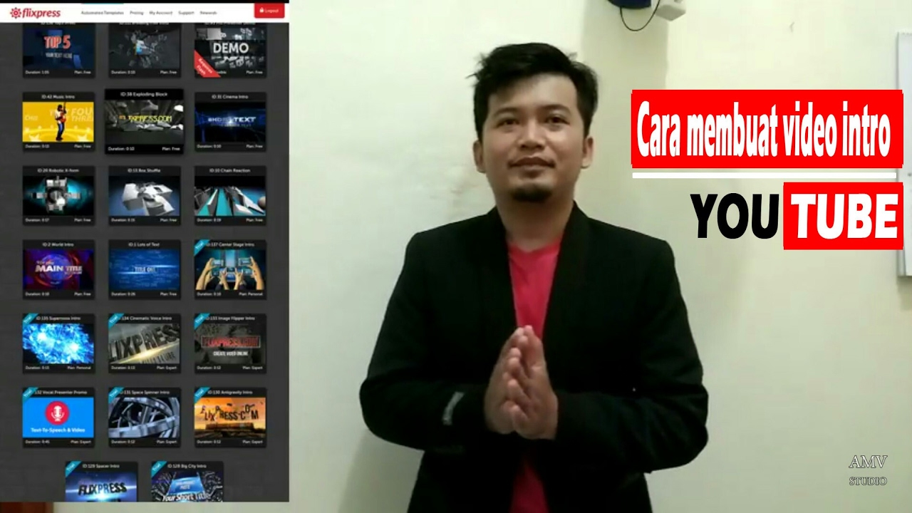 CARA MEMBUAT VIDEO PEMBUKA 3D KEREN INTRO DI YOUTUBE DENGAN TUTORIAL ...