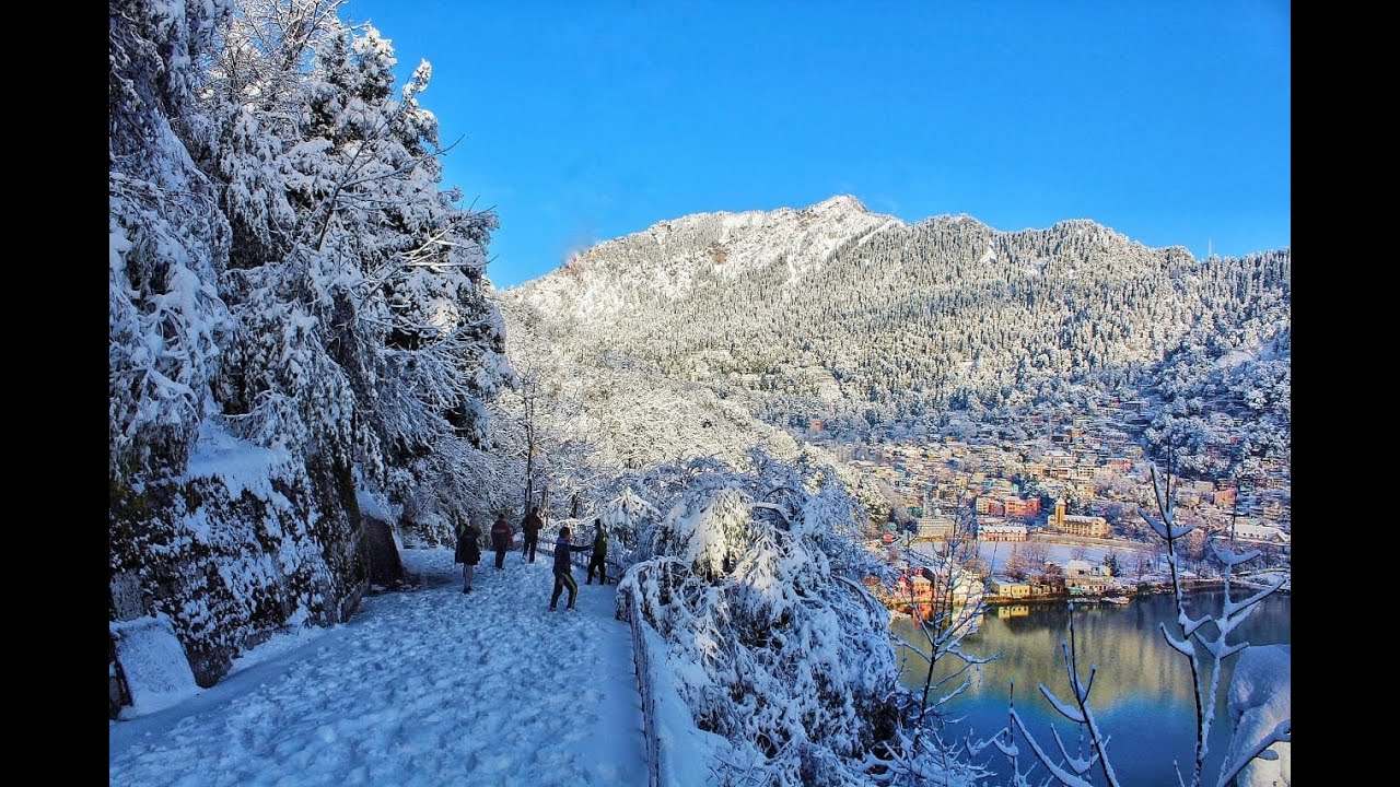 Nainital snow fall 26 Feb 2022 - YouTube