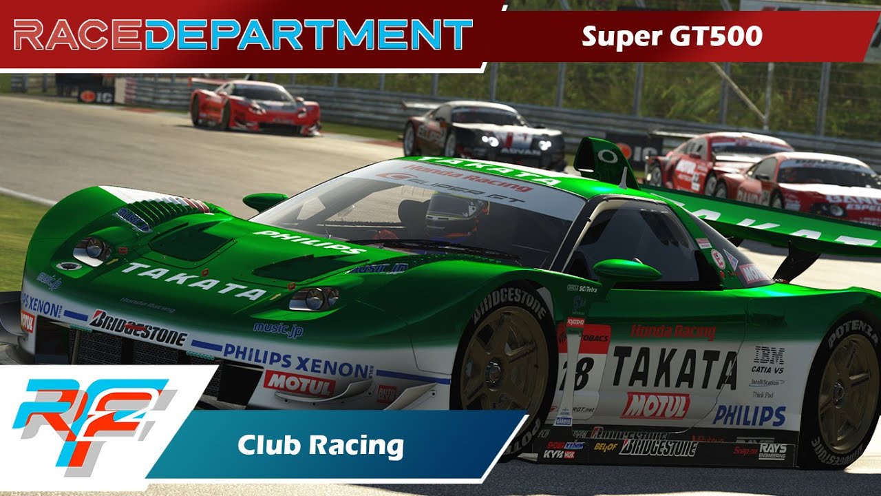 Super GT @ Fuji - RaceDepartment Club Racing - rFactor2 - YouTube