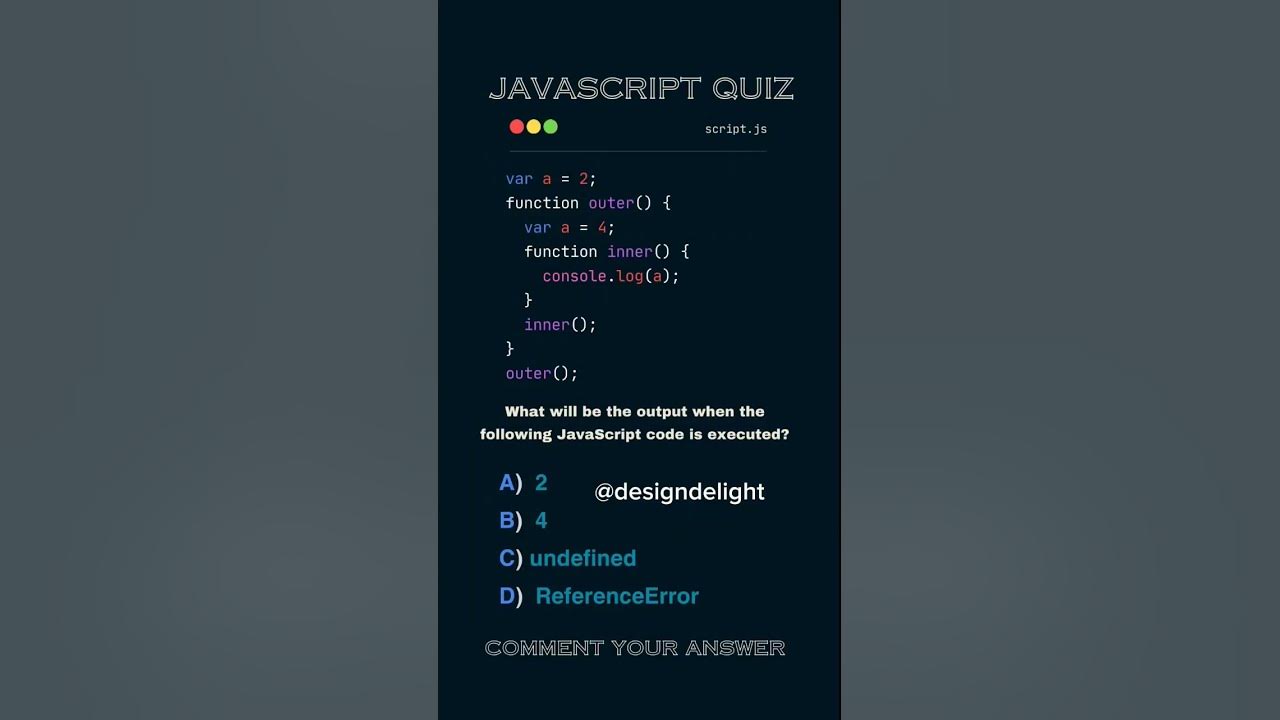 Javascript Quiz Comment Your Answer 😄 Javascript Javascriptquiz 7892