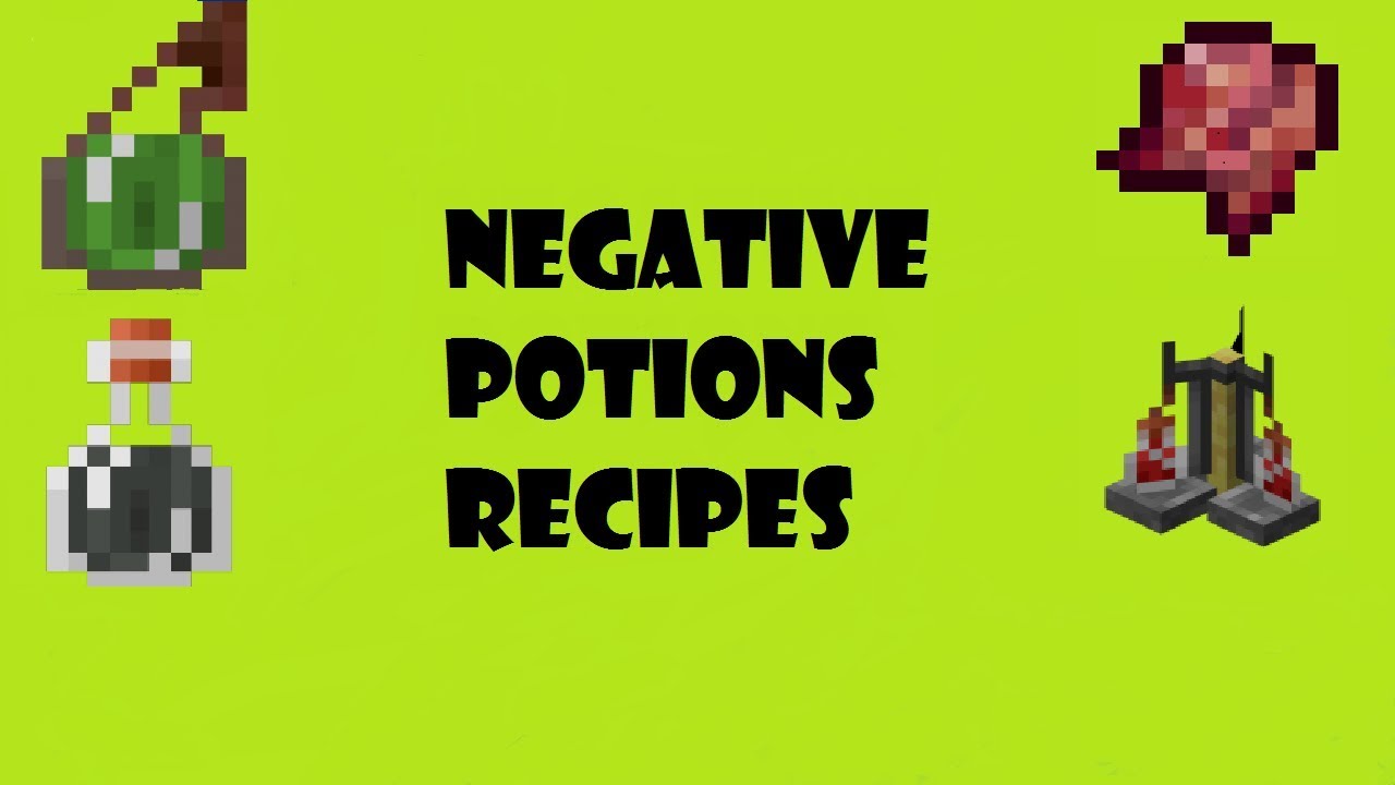 Minecraft How To Make ALL Negative Potions YouTube minecraft-how-to-make-all-negative-potions-youtube