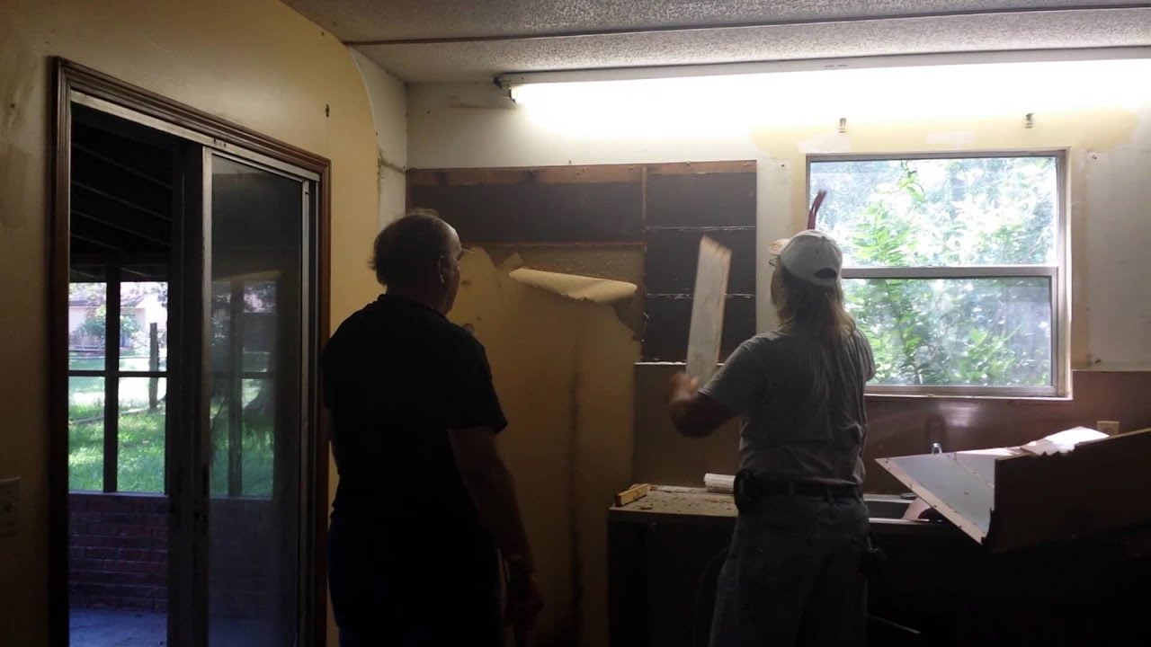 Pilgrim Kitchen Demolish 1 - YouTube