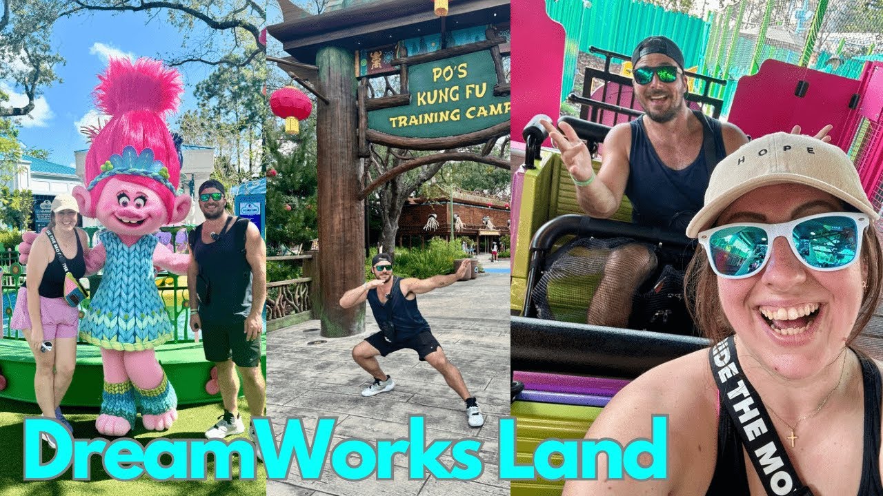 INSIDE DreamWorks Land at Universal Studios | Characters, Rides, Snacks ...