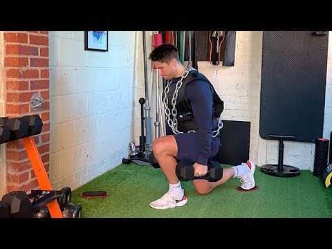 The Slider Reverse Lunge - YouTube