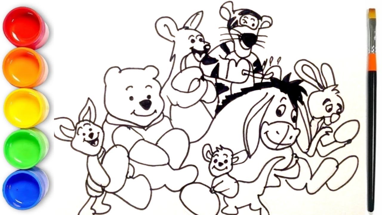 Winnie The Pooh And Friends Clipart Winnie Pooh Piglet Tigger