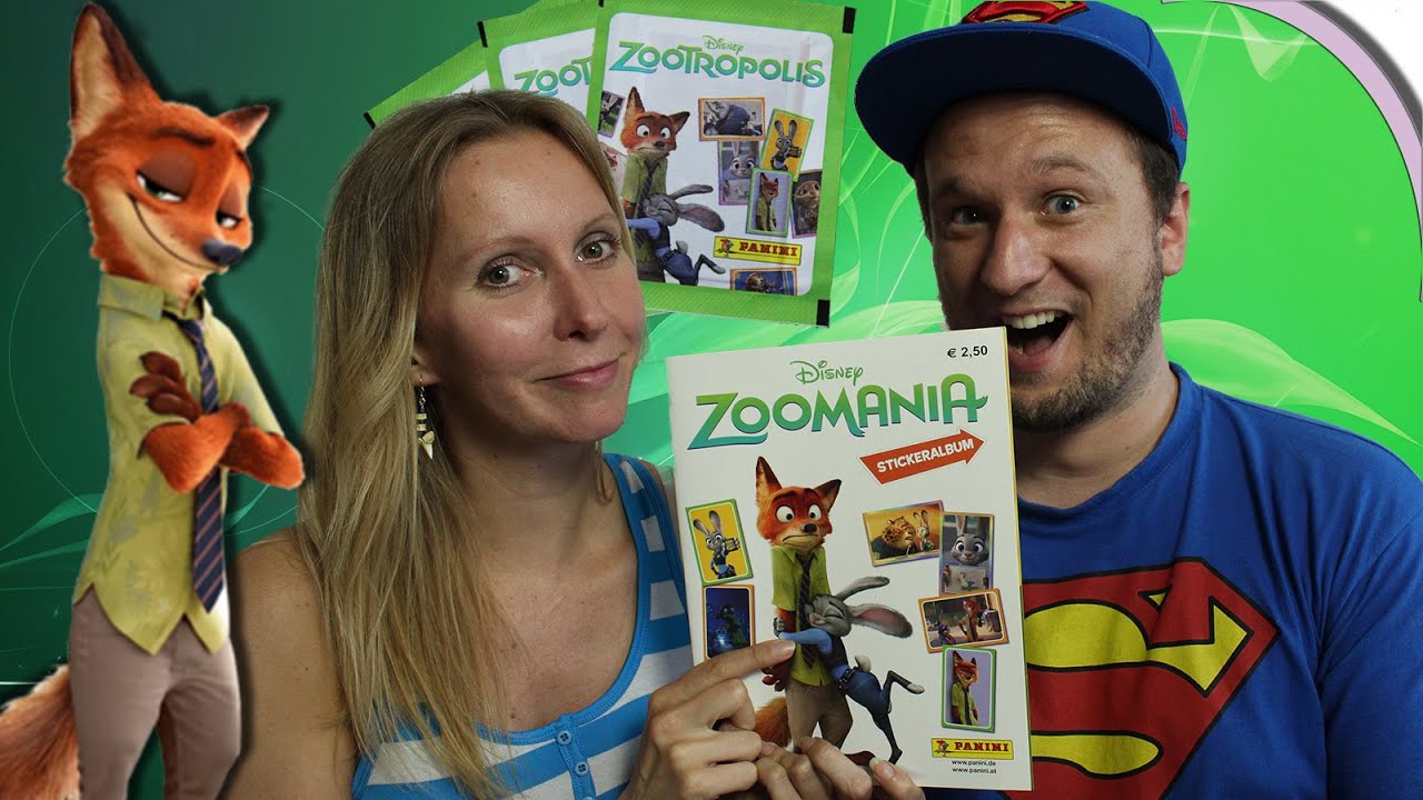 ZOOMANIA Sticker Unboxing mit BenMasterful | Zootropolis Panini Sammel ...