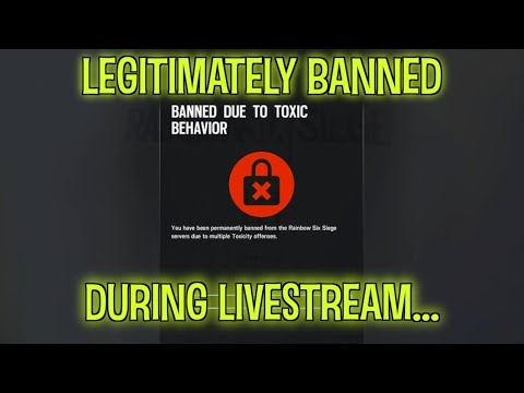 GETTING BANNED DURING A LIVESTREAM... - Rainbow Six Siege: 24-Hour ...