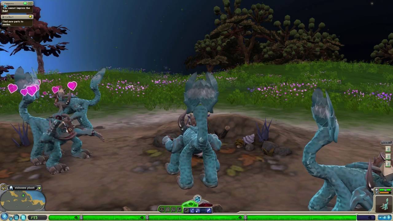 Spore - 04 - End of Creature Stage - YouTube
