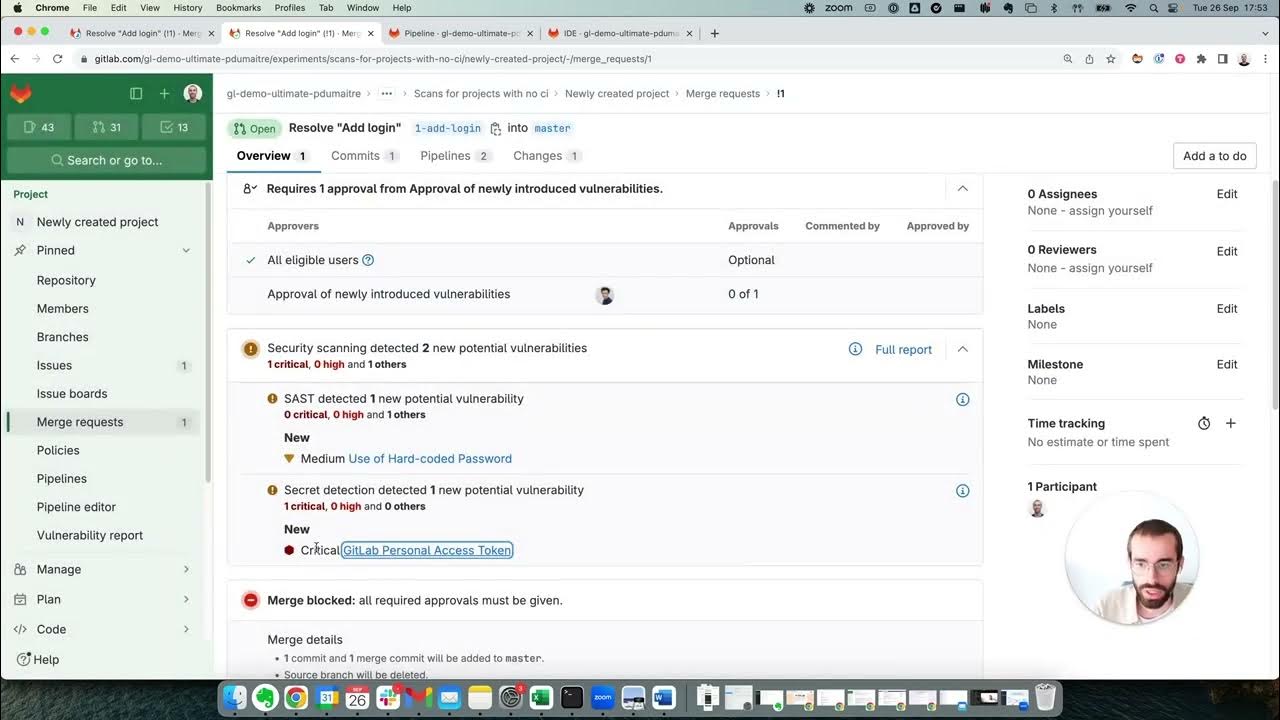 Enforcing Scan Execution Policies On Projects With No Gitlab Cicd Configuration Youtube
