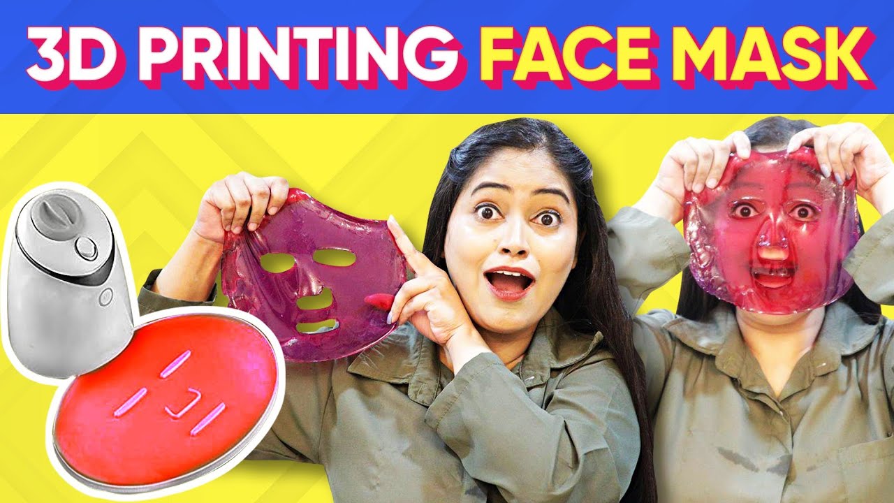 I Tried 3D Printing Face Mask😮My Own Custom Face Mask 😱Shocking Result ...